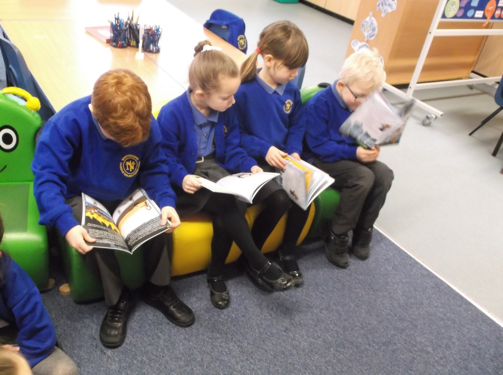 Northbourne CE Primary School - BEECH CLASS - NURTURED FAMILIES - READING - 4 JANUARY 2016